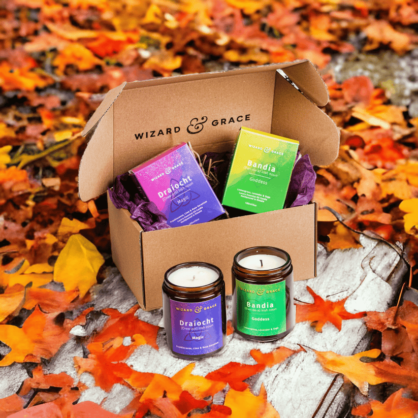 Two-candle Irish Essential Oil Candle Gift Set – Wizard & Grace